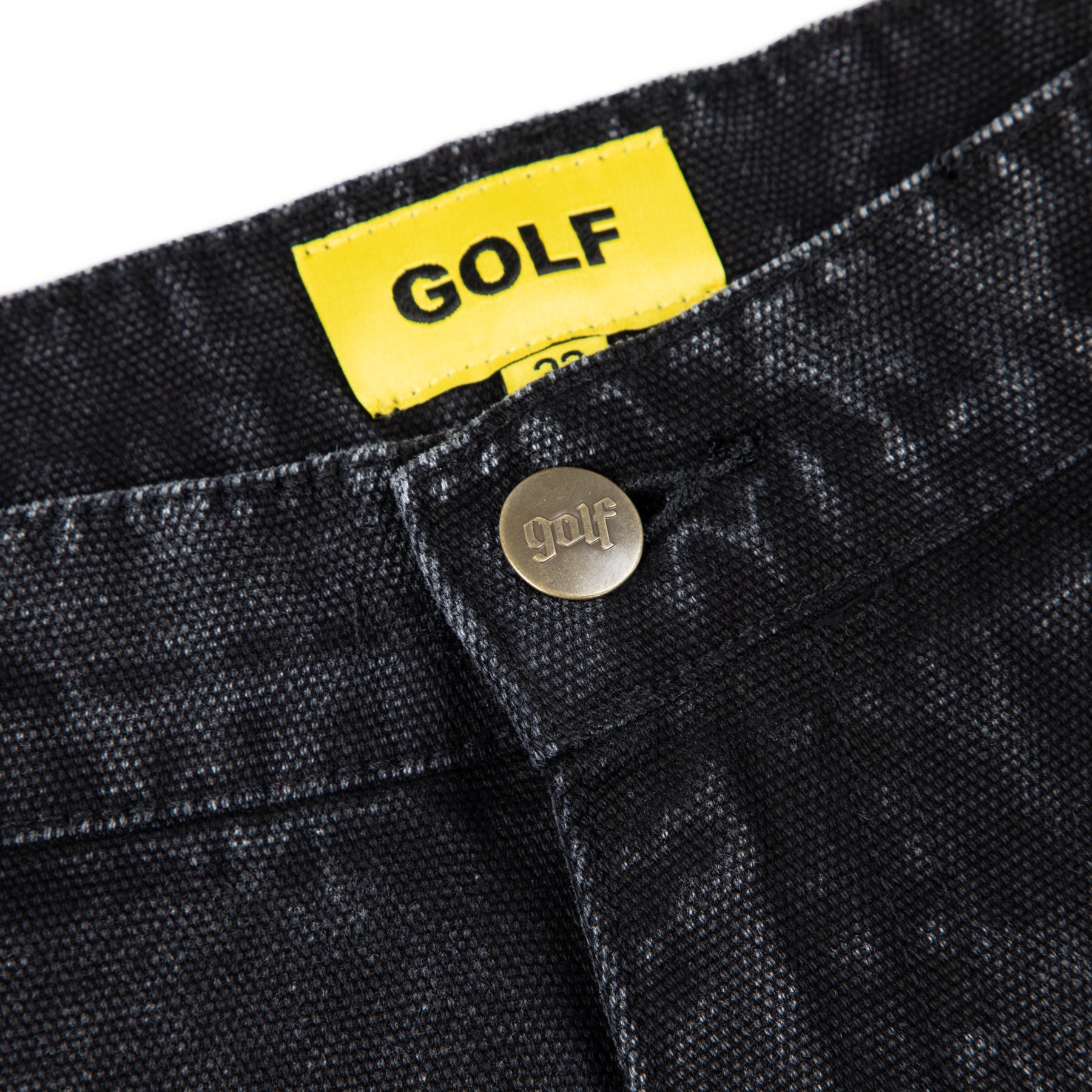 Olde Canvas Work Pant Black - NFL by Golf 2024 - Golf Wang