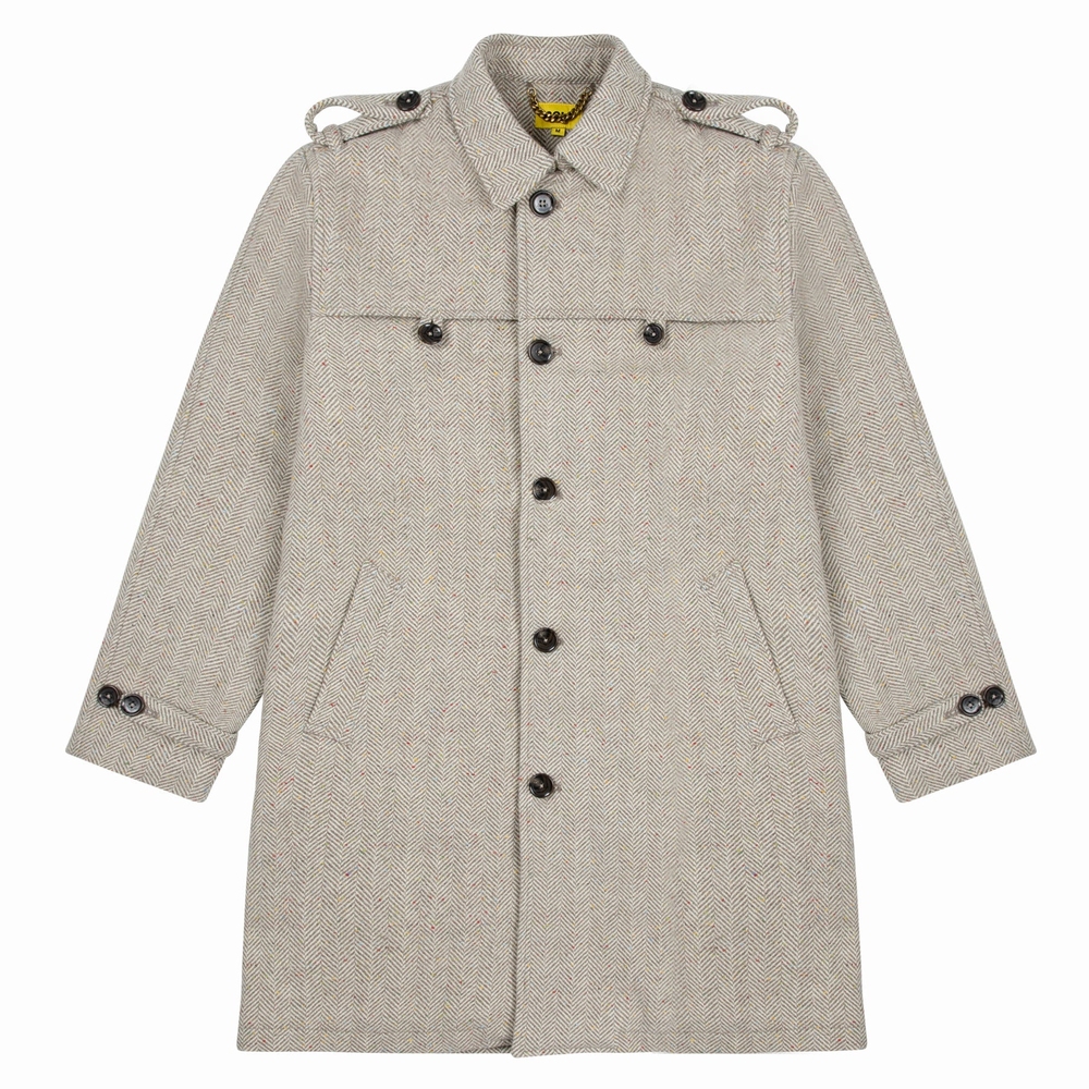 Brushed Neps Trench Coat COAT - Summer 2025 - Golf Wang